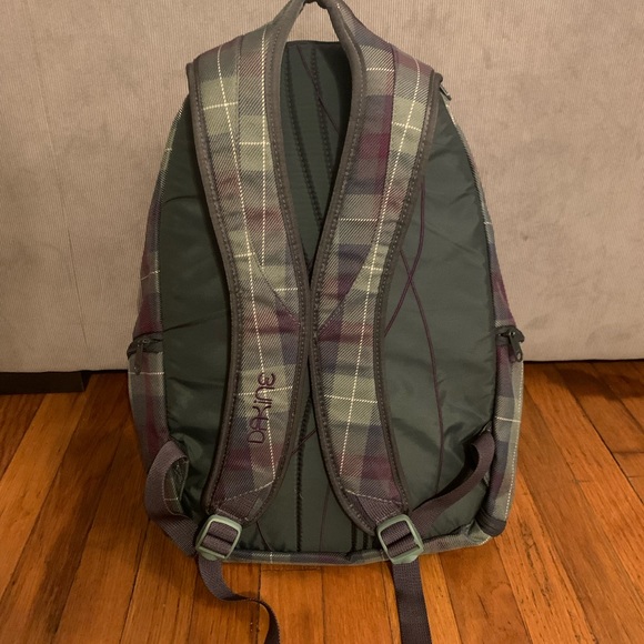 Dakine | Bags | Dakine Plaid Backpack Padded Straps Side Pockets And ...